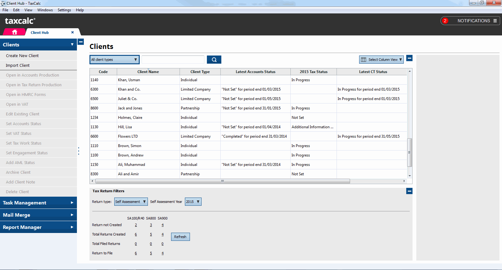 How do I create a tax return? - Knowledge Base - TaxCalc